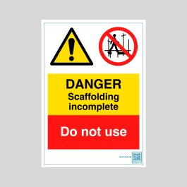 Danger Scaffold Not In Use