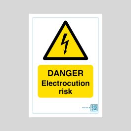 Warning Sign Electricity Risk